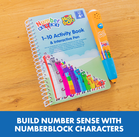 Numberblocks Hot Dots 1 - 10 Activity Book & Interactive Pen – The ...