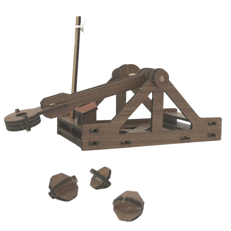 Pathfinders Da Vinci Catapult Miniature – The Spinning Top Toy Store