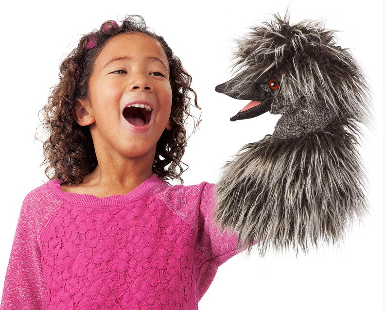 Folkmanis Emu Stage Puppet – The Spinning Top Toy Store