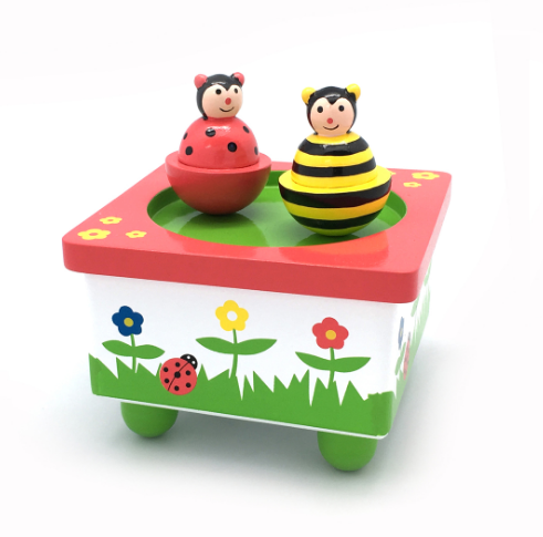 Music Box Ladybird and Bee – The Spinning Top Toy Store