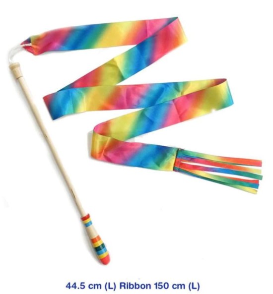 Fun Factory Rainbow Ribbon Stick – The Spinning Top Toy Store