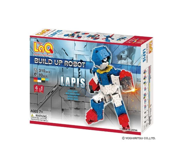 LAQ Buildup Robot LAPIS 4 Models 310pcs – The Spinning Top Toy Store